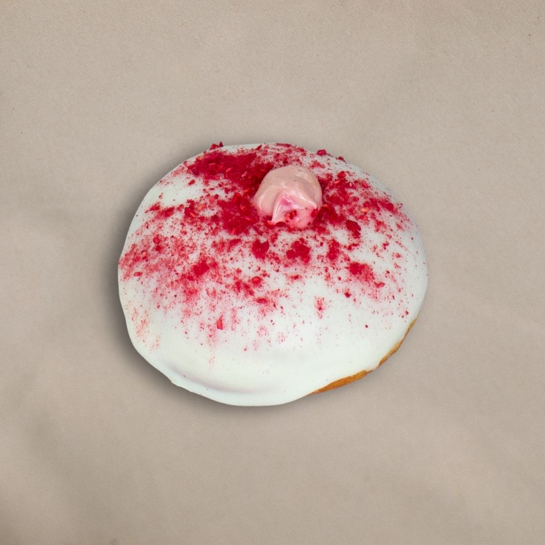 Bomboloni Coated with Choc & Raspberries – The Grain Emporium